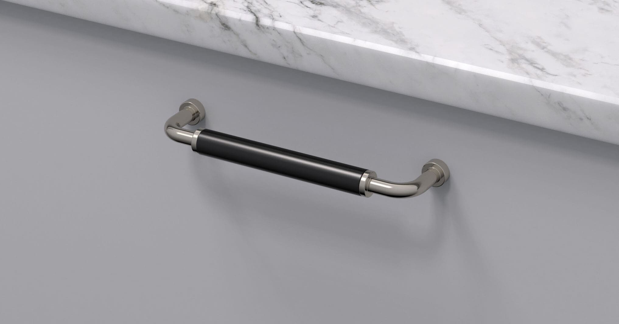 Handtag Brohult M | förnicklad - svart – frontapply.se