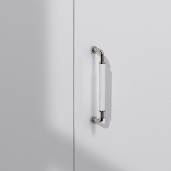 Handtag Brohult M förnicklad / vit – frontapply.se