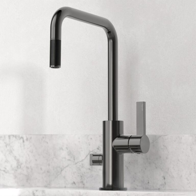 Tapwell köksblandare ARM887 black chrome – frontapply.se